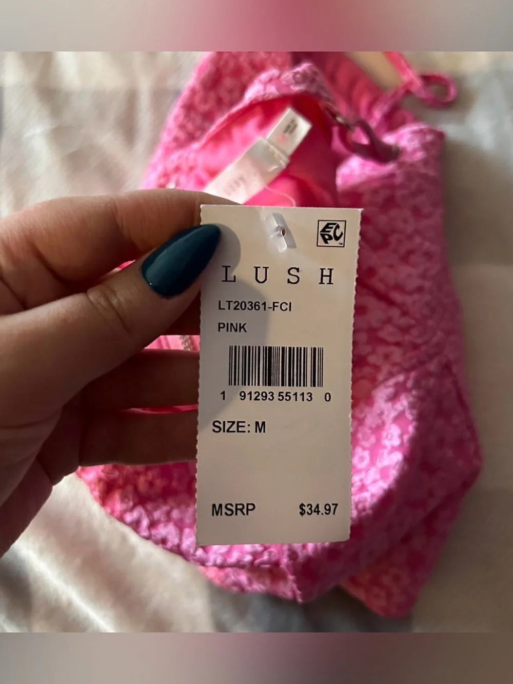 Lush | Tops | Lush Pink Floral Corset Top | Poshmark